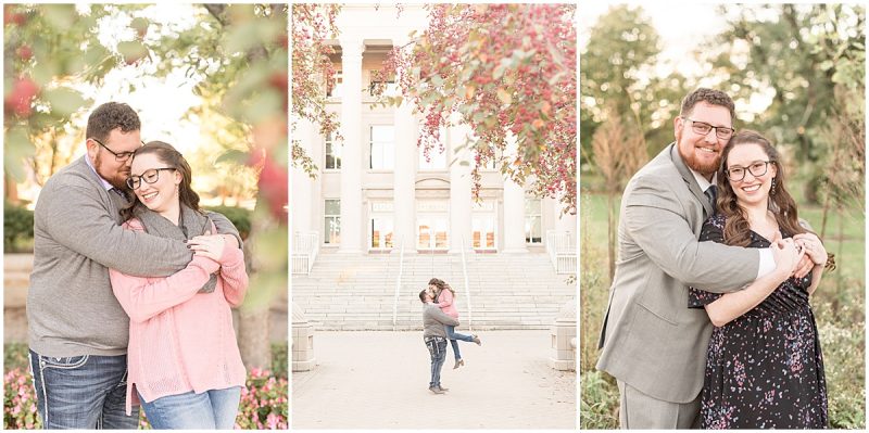 Andy & Emily: Fall Engagement Photos in West Lafayette, Indiana ...