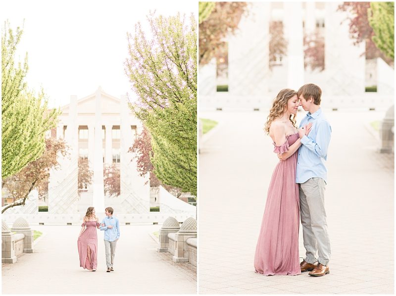Grant & Kiersten: Spring Engagement Photos at Purdue University ...