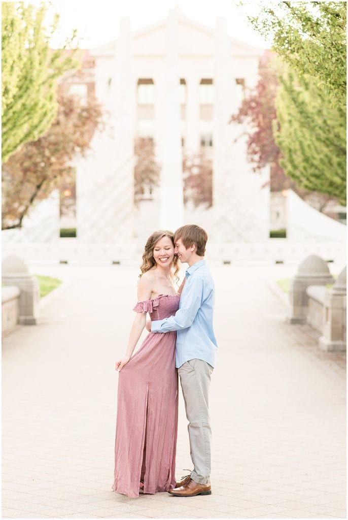 Grant & Kiersten: Spring Engagement Photos at Purdue University ...