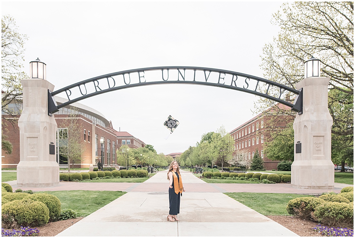 Chad & Megan Mussche: Class of 2020 Purdue Graduation Photos | Victoria ...