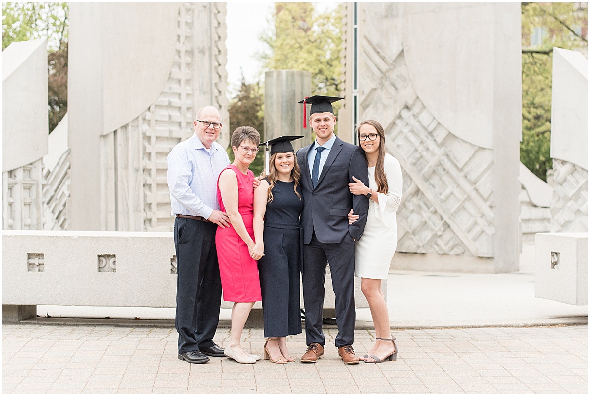Chad & Megan Mussche: Class of 2020 Purdue Graduation Photos | Victoria ...