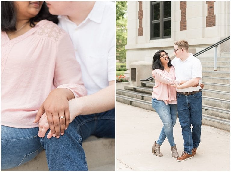 Andrew & Joannah: Spring Purdue University Engagement Photos | Victoria ...