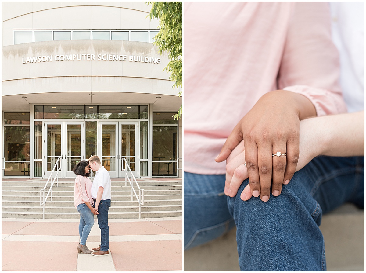 Andrew & Joannah: Spring Purdue University Engagement Photos | Victoria ...