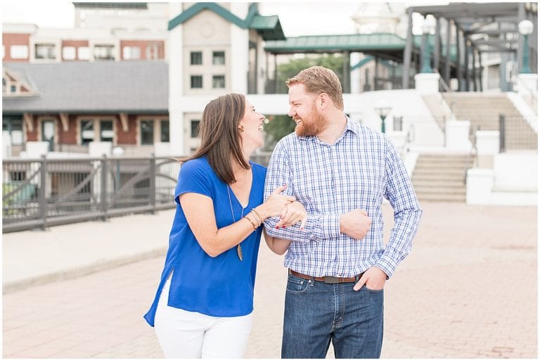 Engagement Photos on the John T. Myers Pedestrian Bridge in Lafayette ...