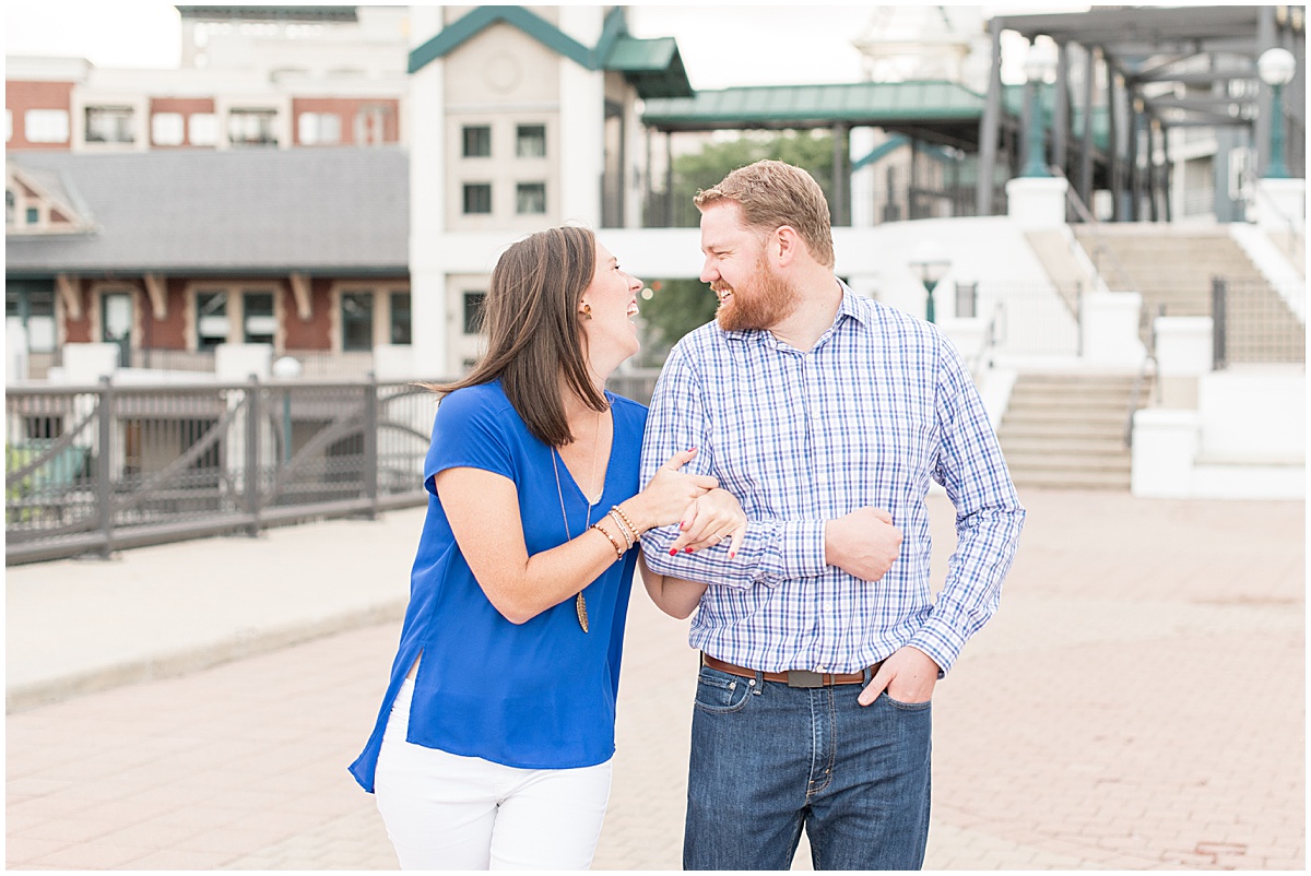 Engagement Photos on the John T. Myers Pedestrian Bridge in Lafayette ...
