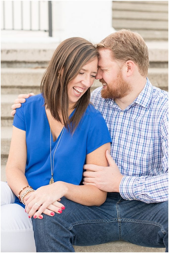 Engagement Photos on the John T. Myers Pedestrian Bridge in Lafayette ...