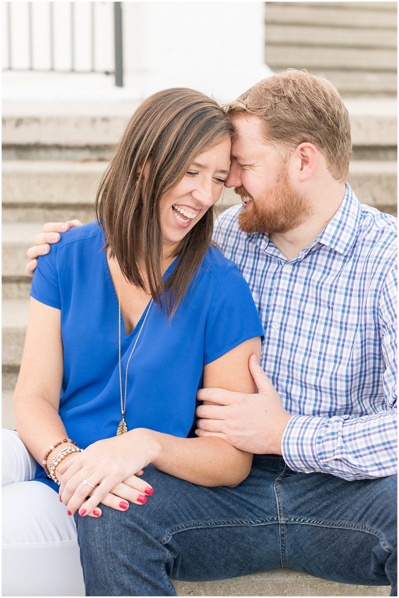 Engagement Photos on the John T. Myers Pedestrian Bridge in Lafayette ...