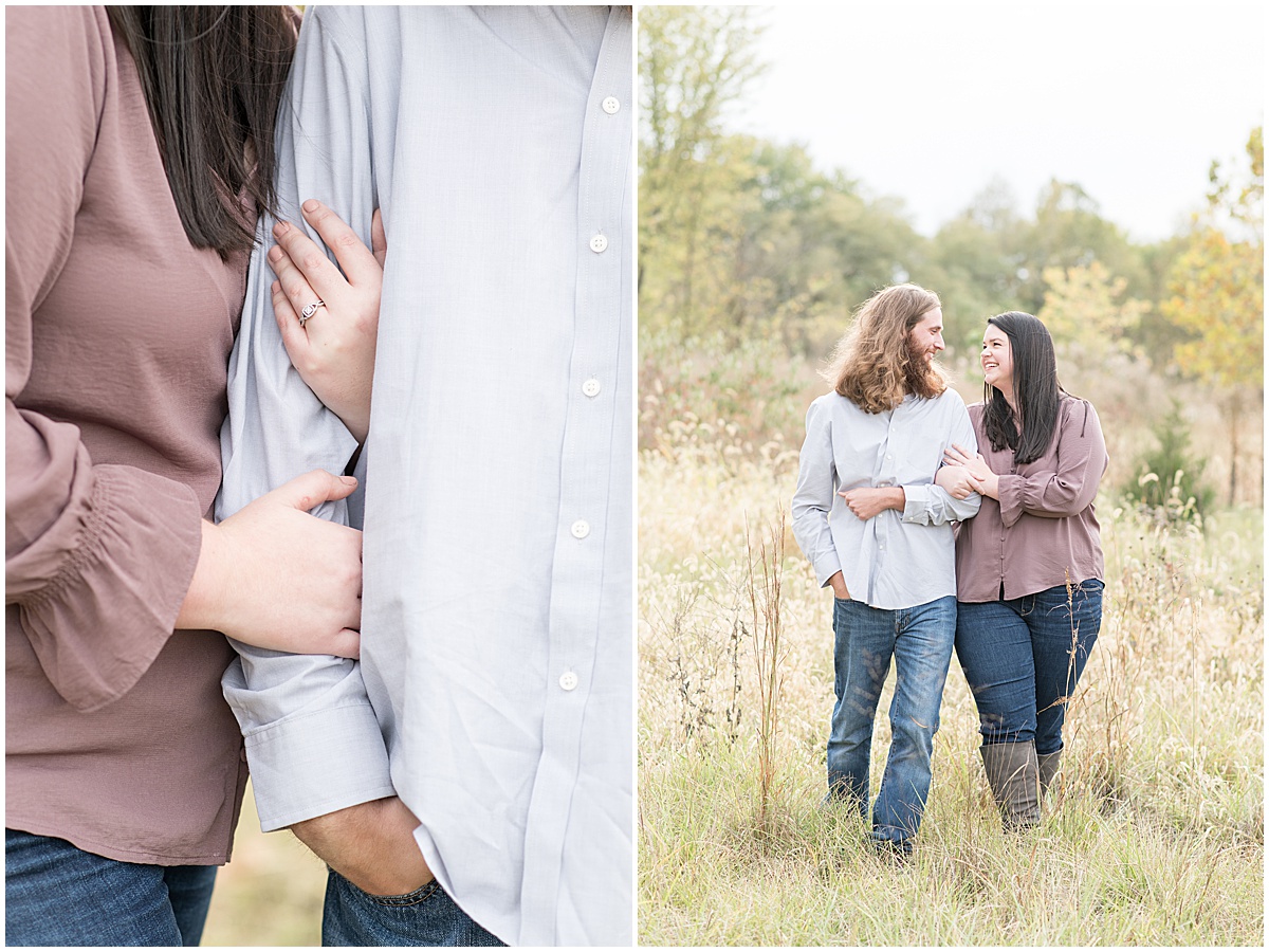 Mat & Kara: Fall Fairfield Lakes Park Engagement Photos | Victoria ...