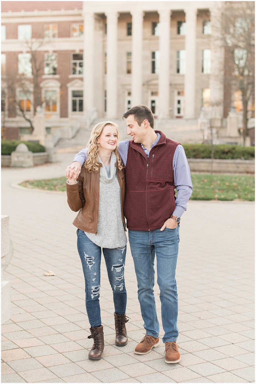 November Engagement Photos at Purdue University | Victoria Rayburn ...