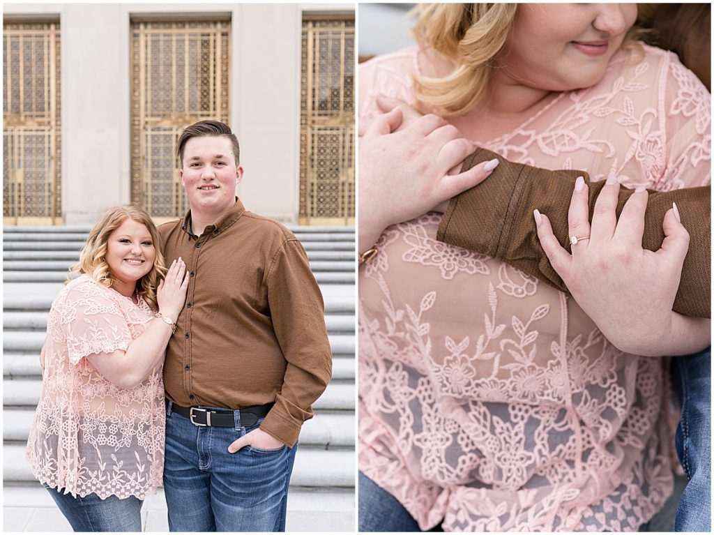 Jared & Abby: March Engagement Photos in Downtown Indianapolis ...