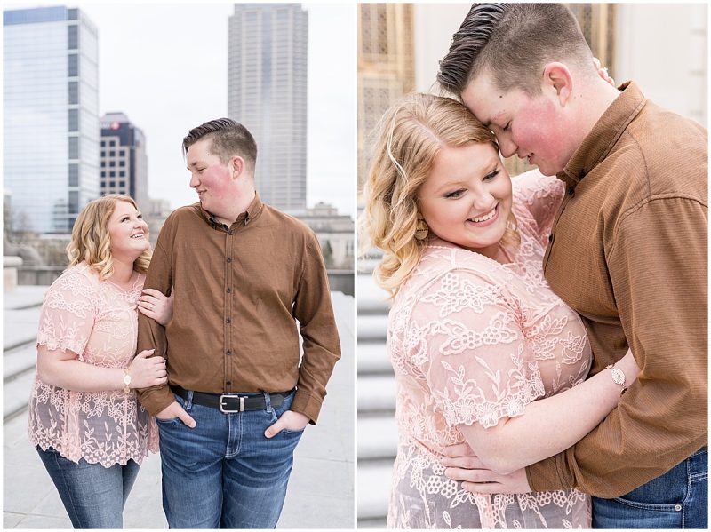Jared & Abby: March Engagement Photos in Downtown Indianapolis ...