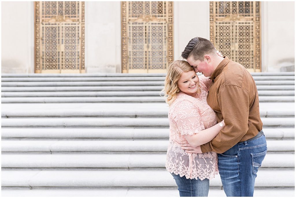 Jared & Abby: March Engagement Photos in Downtown Indianapolis ...