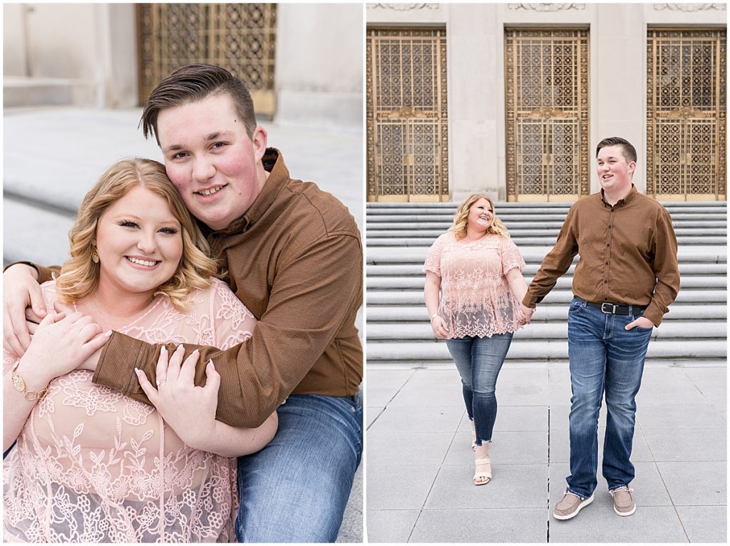 Jared & Abby: March Engagement Photos in Downtown Indianapolis ...