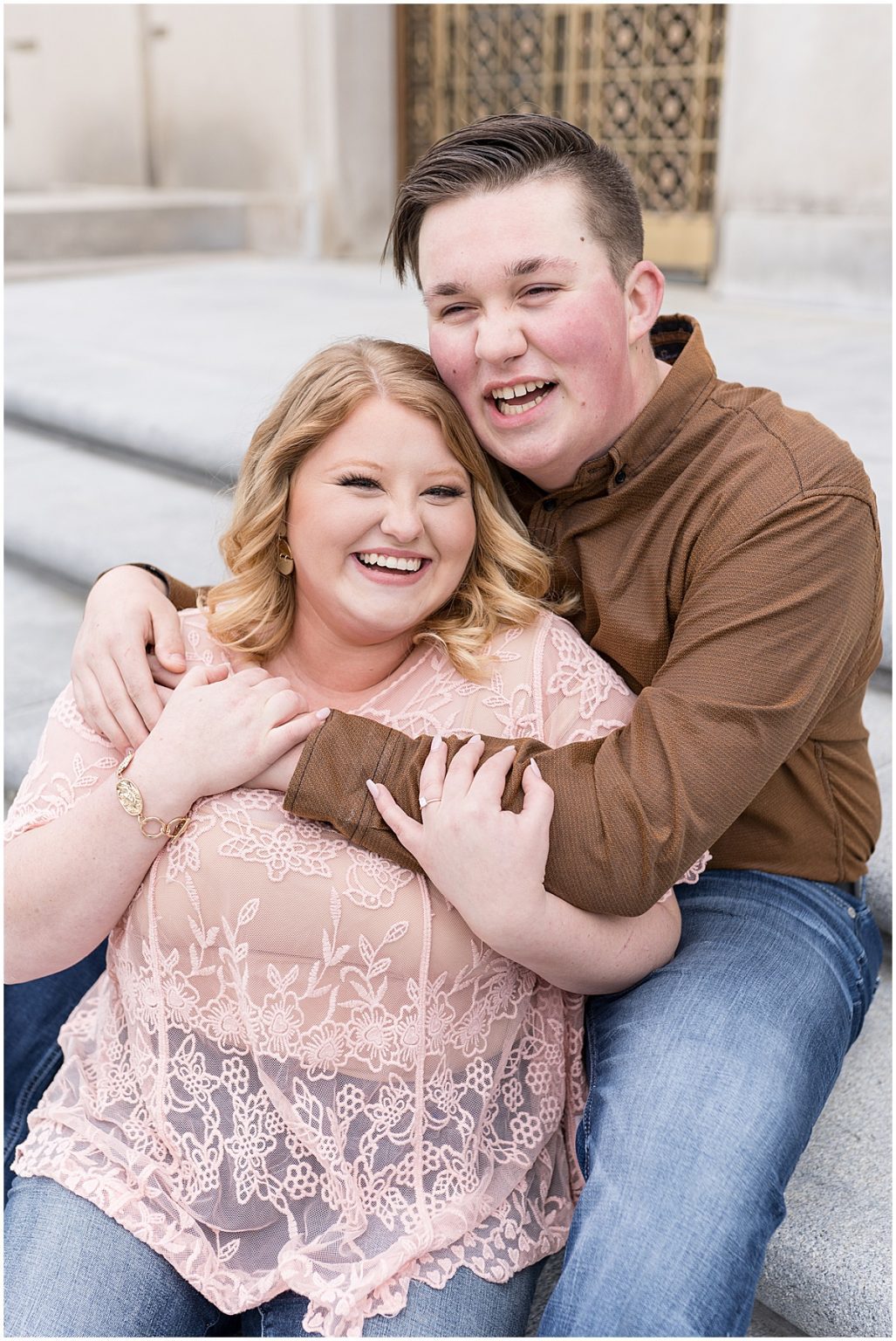 Jared & Abby: March Engagement Photos in Downtown Indianapolis ...