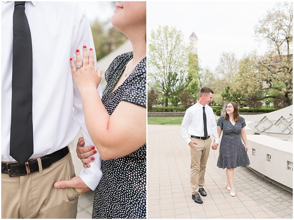 Evan & Morgan: Engagement & Graduation Photos at Purdue University ...