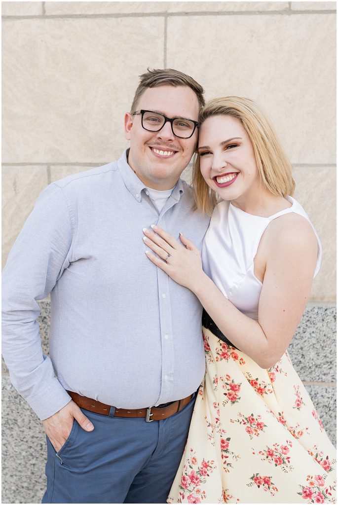 Tyler & Rachel: Spring Engagement Photos in Downtown Lafayette, Indiana ...